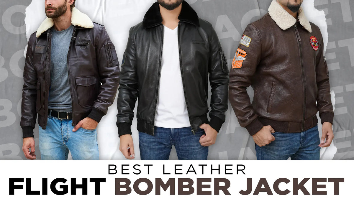 Best Leather Flight Bomber Jacket - A Complete Buyer’s Guide
