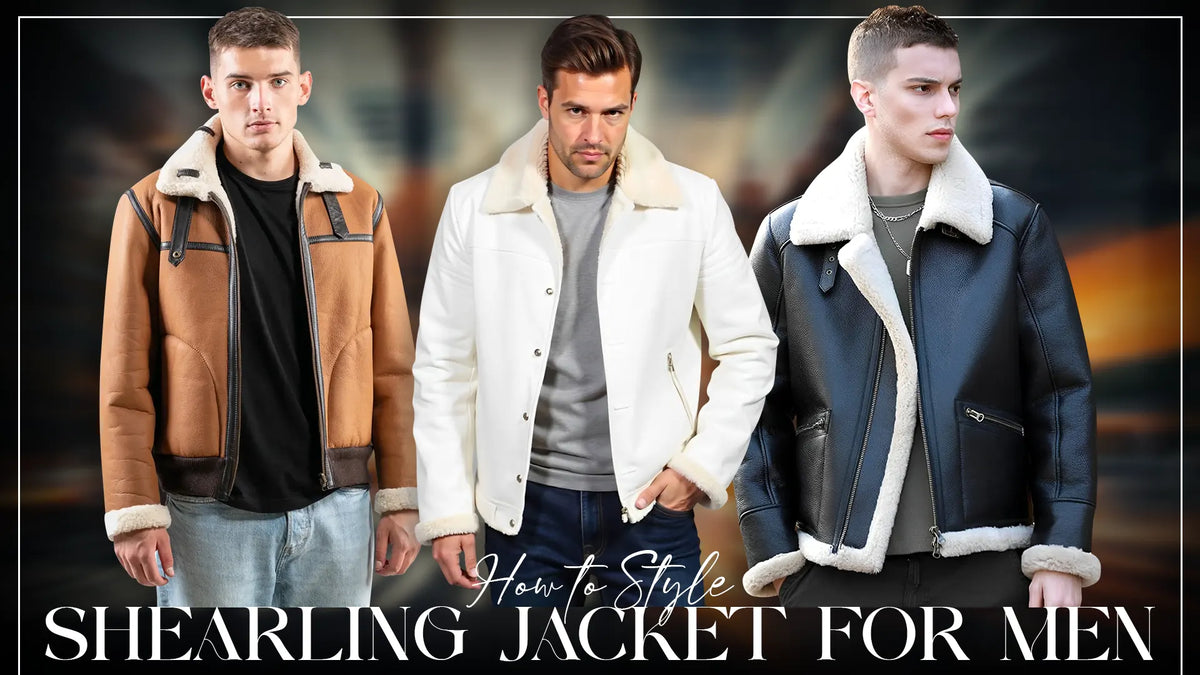 How to Style Shearling Jacket for Men - Ultimately Stylish Ways!